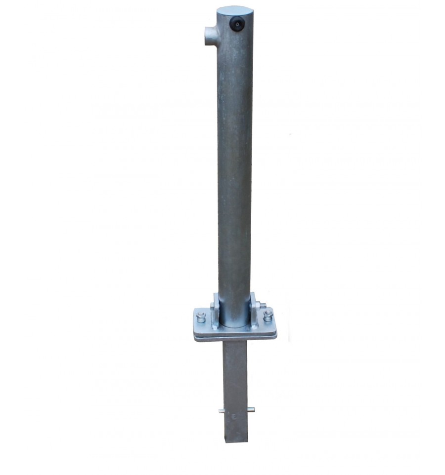 660G Galvanised Fold Down Parking Post| Ground Spigot Version|