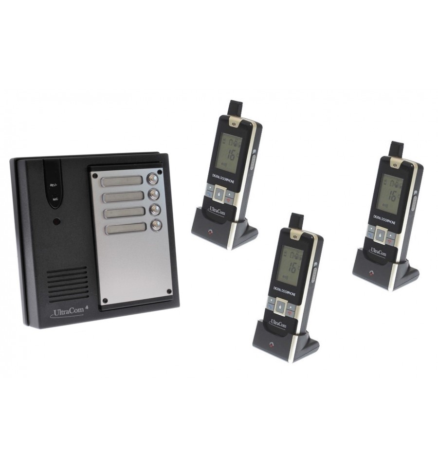 3 x Property UltraCom4 Wireless Intercom 3 x Property UltraCom4 Wireless Intercom