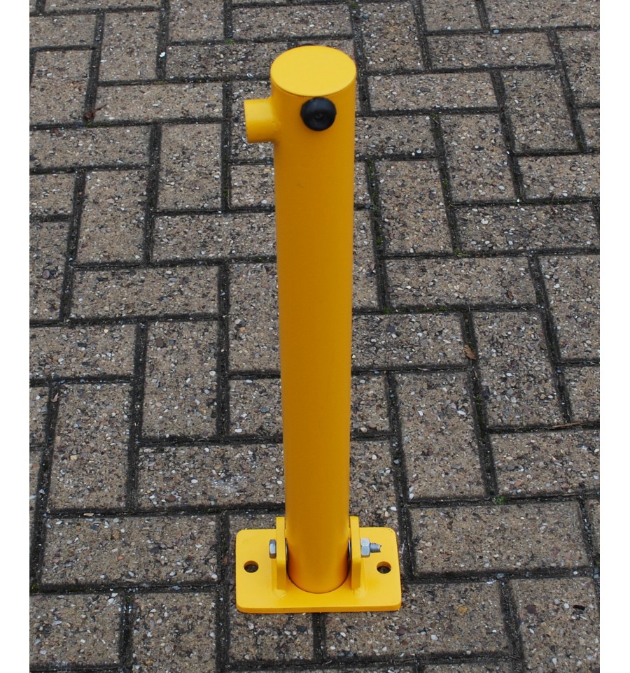 660Y Yellow Bolt Down Static Steel Parking Post|