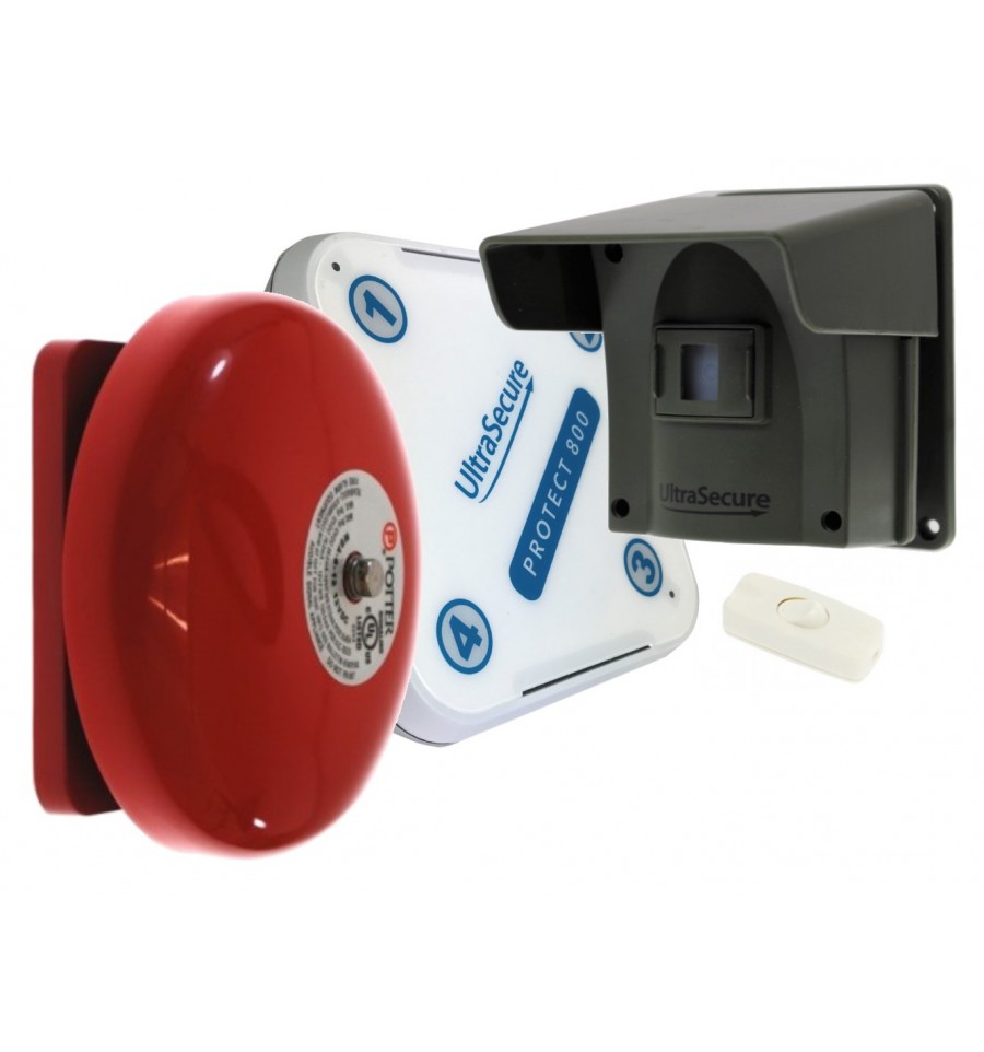 Protect 800 Long Range Wireless Driveway Alert with Wired Bell