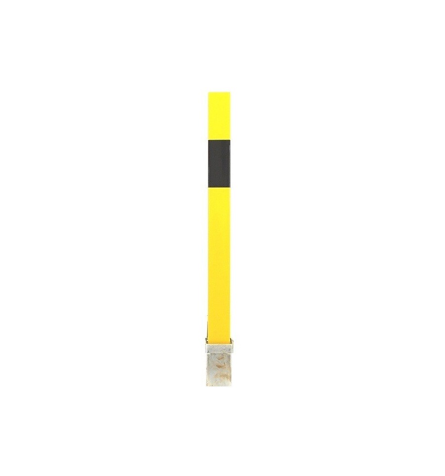 H/D Yellow 100P Removable Parking Post & Combination Padlock