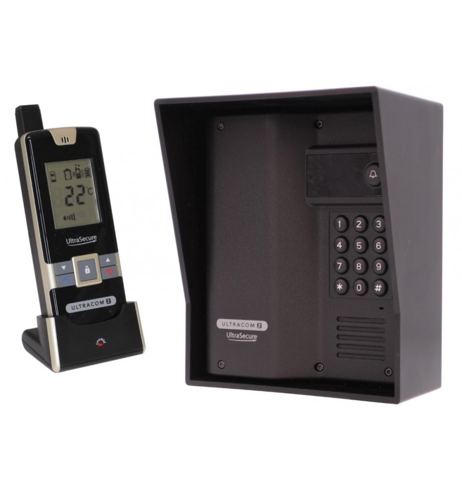 Intercom flat external aerial UltraCom 300 metre Wireless Video ...