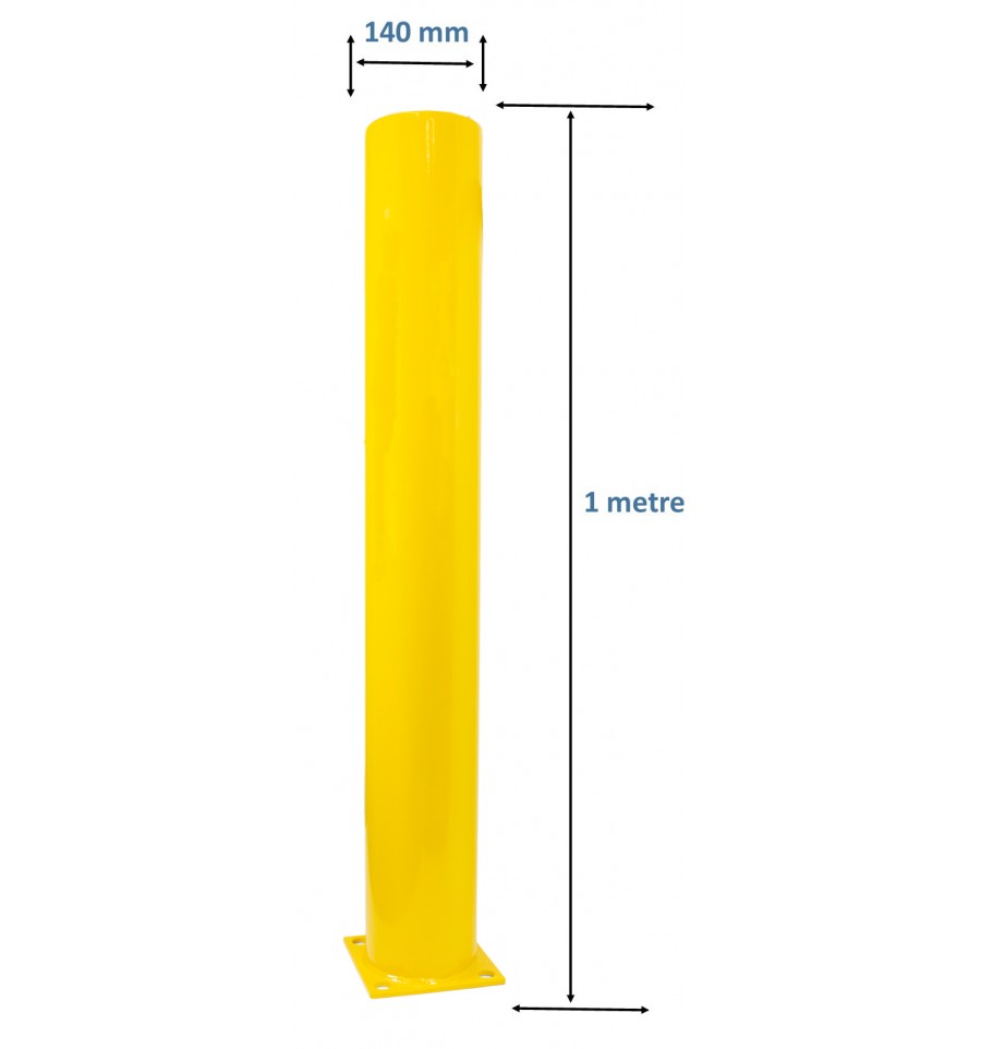 Large Yellow Steel Bolt Down Bollard Ultra Secure Direct large-yellow-steel-bolt-down-bollard-ultra-secure-direct