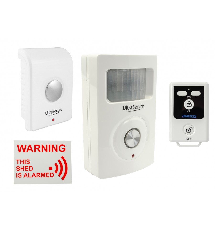 BT Shed Wireless PIR & Internal Siren Alarm | Shed | Garage