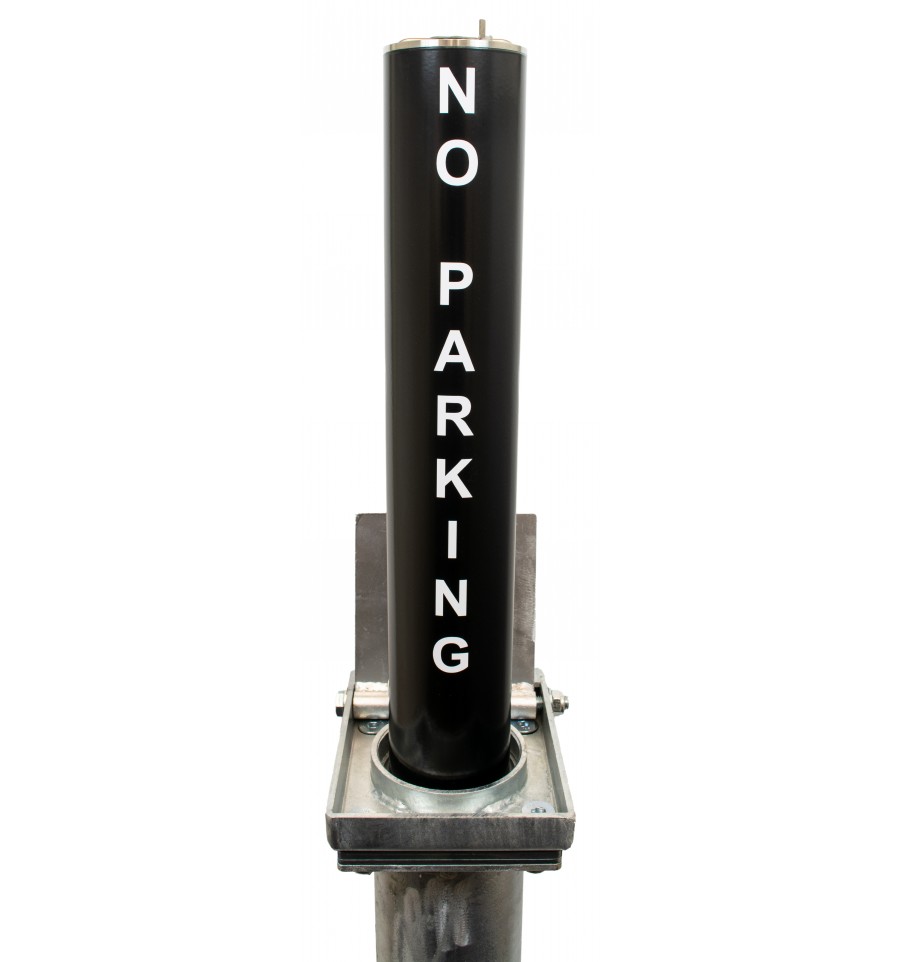 No Parking RB-200B Retractable Telescopic Security Bollard & Post.