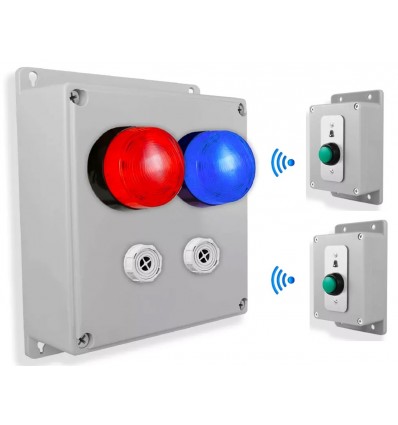 2 Channel Wireless Panic Alarm | 2 Channel Wireless Doorbell|