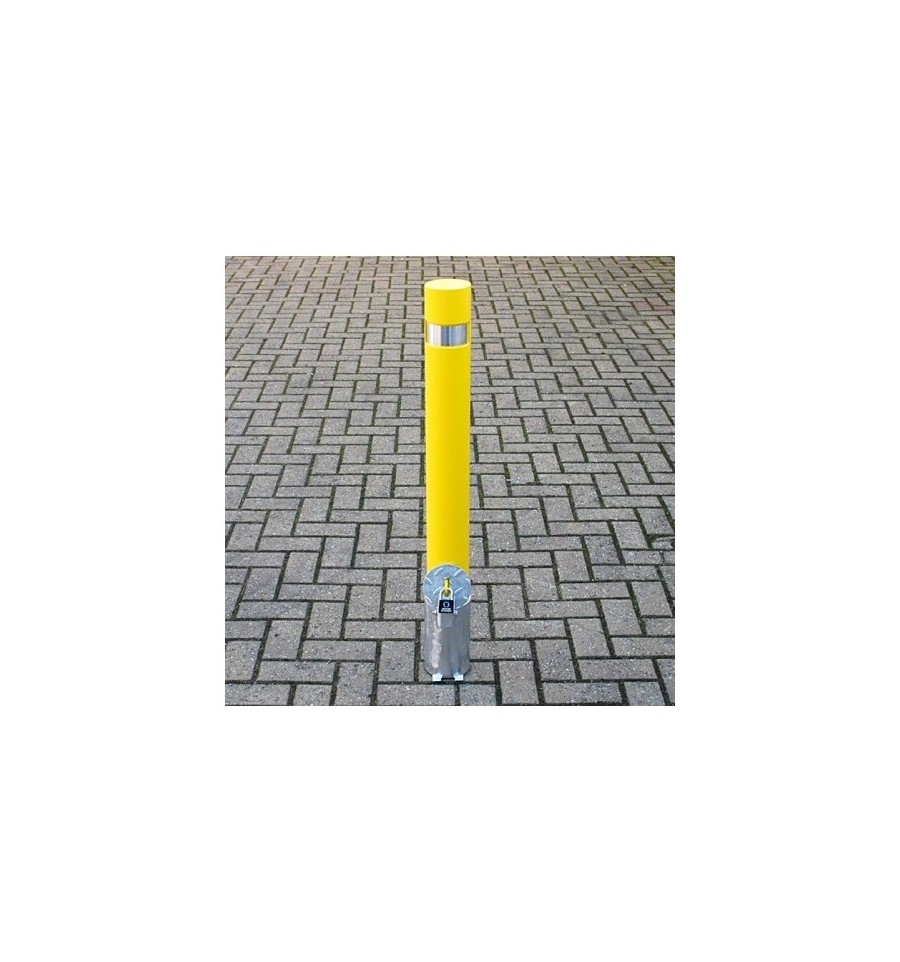 Heavy Duty Removable 120 Py Security Post Yellow Bollard 
