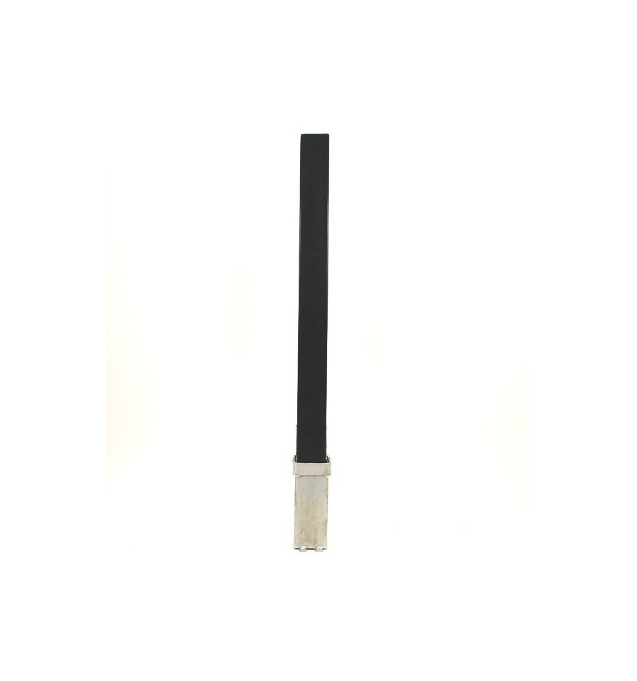Heavy Duty Black 100P Security Parking Posts & 2 x Ground Bases