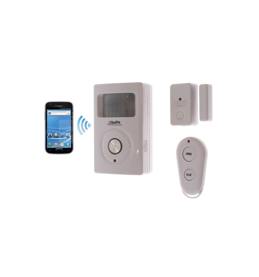 GSM Wireless PIR & Door Contact Alarm|UltraPIR|Battery Powered|
