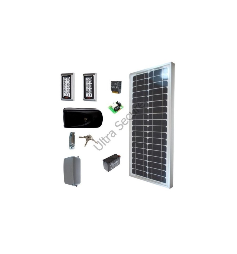 Solar Electronic Gate Lock & Digital Keypads Kits 4