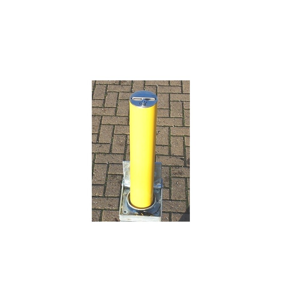 Yellow TP-200 Telescopic Security & Parking Post.