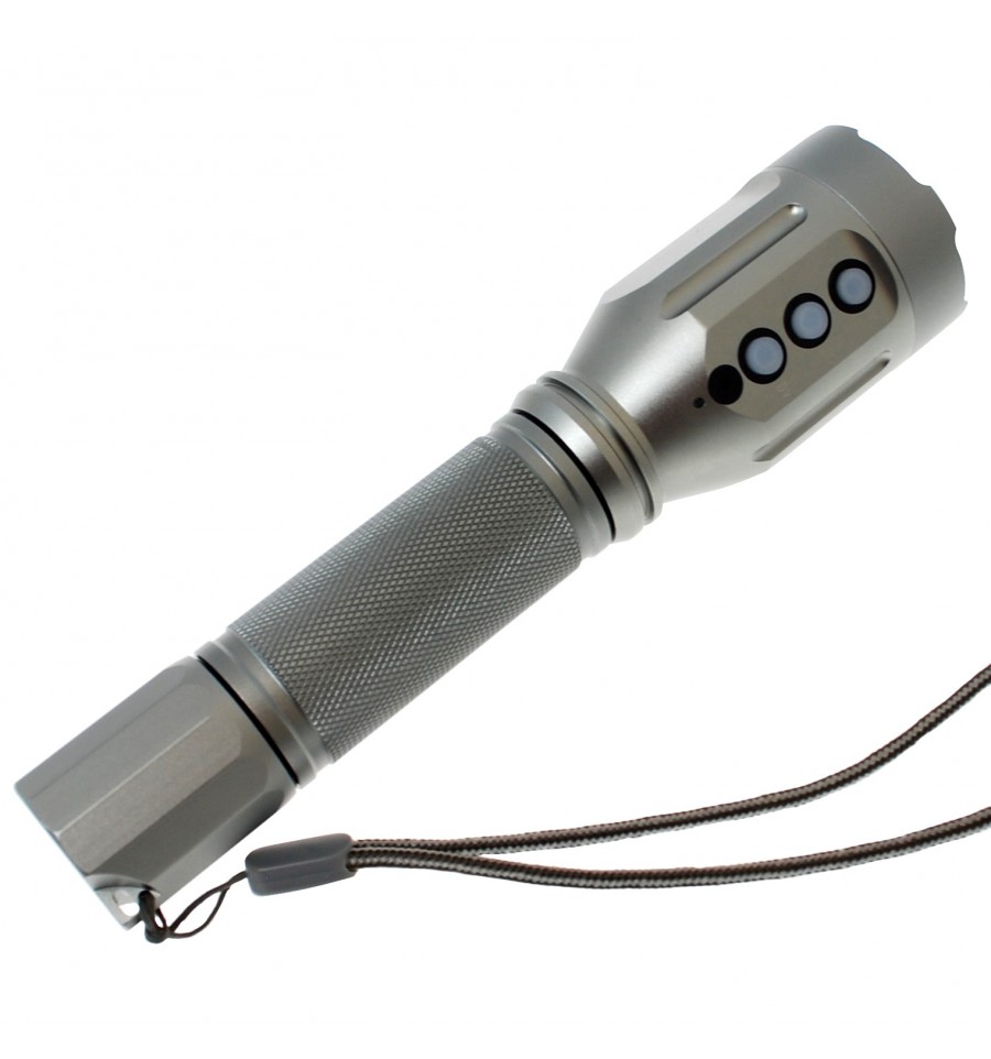 Video LED Torch|Re-chargeable Batteries|Laser Beam Torch|Flash-light|