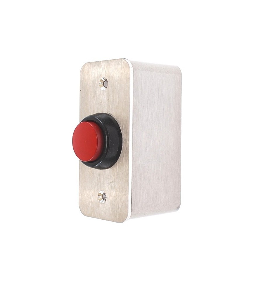 Heavy Duty External Push Button (Red)